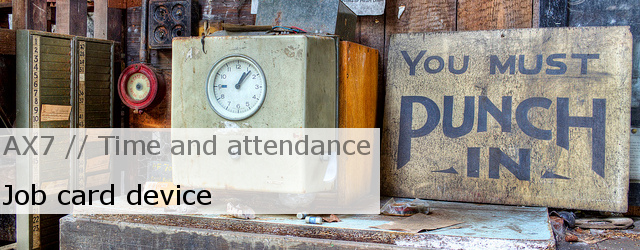 AX7 T&A: Job card device – dyntips.com by Fredrik Sætre