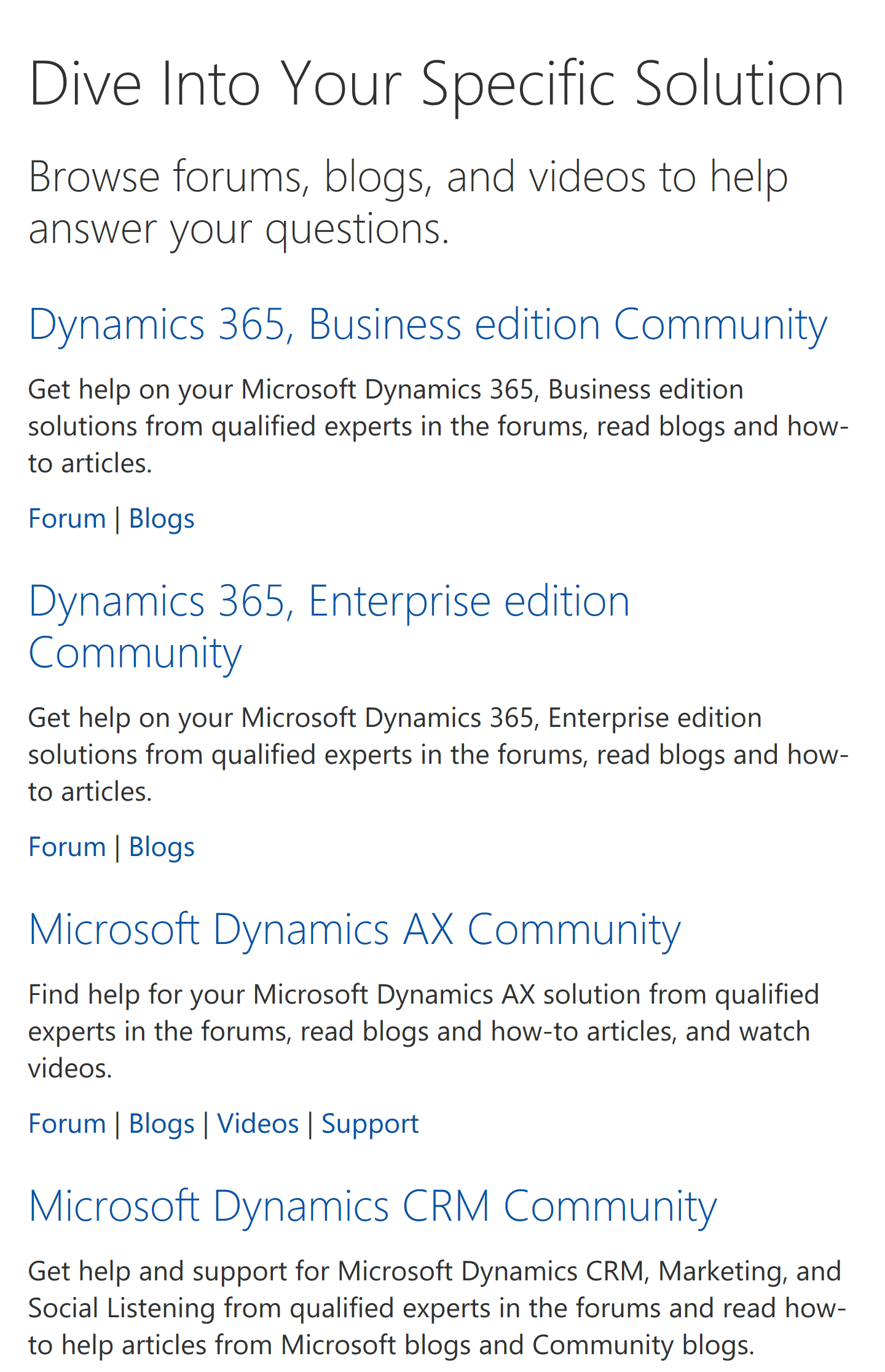 New Dynamics 365 communities are available – dyntips.com by Fredrik Sætre